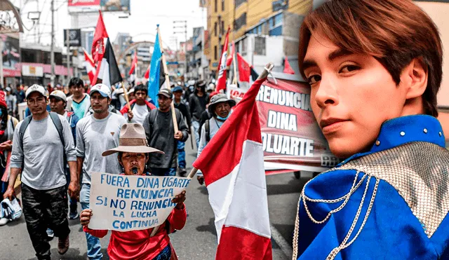 LENIN, cantante de quechua pop, se sumó a protestas contra Dina ...