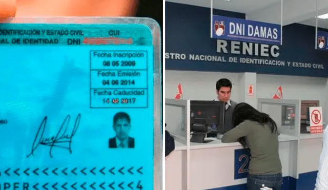 Los trámites que NO podrás hacer si no renuevas tu DNI, según Reniec ...