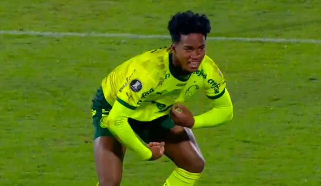 Endrick | El viral festejo del delantero de Palmeiras a lo 'King Kong ...