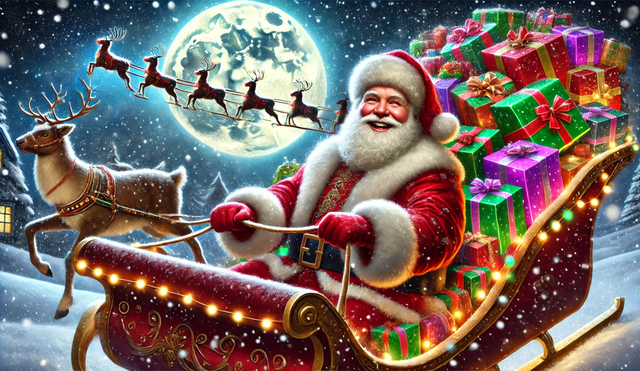 ¿Dónde está Santa Claus? Así fue el recorrido de Papá Noel y su llegada ...