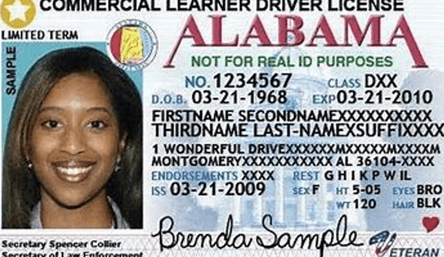'STAR ID', el nombre de la Real ID que solo lo usan en Alabama: la ...