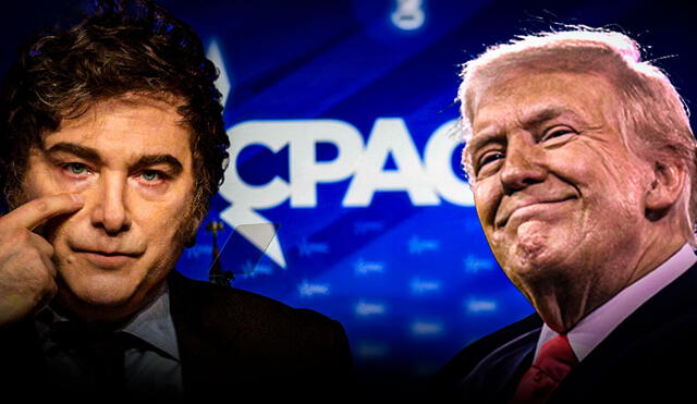 Donald Trump elogia a Javier Milei durante la CPAC: "Lo estás haciendo fantástico. Hacer ...