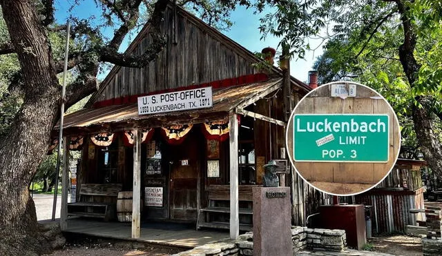Este es el pueblo de Luckenbach, Texas, que inspiró una canción a pesar ...
