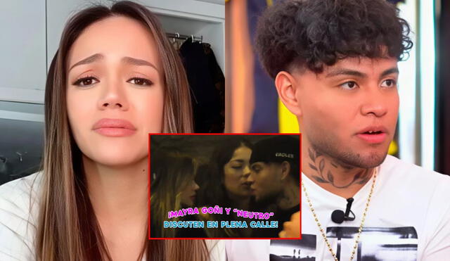 Mayra Goñi es captada discutiendo con streamer Neutro a las afueras de ...