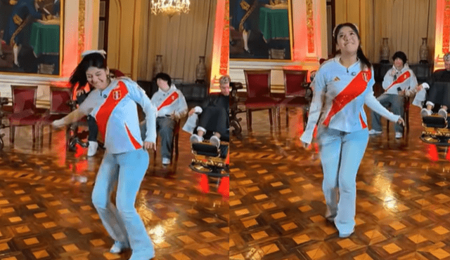 Tiktoker Zully deslumbra bailando huayno desde el Palacio Municipal de ...