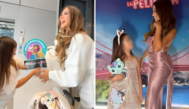 Melissa Paredes y su hija con 'Gato' Cuba brillaron en el avant ...