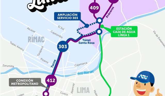Corredor Azul unirá San Juan de Lurigancho y Miraflores: ¿cuál es la ...