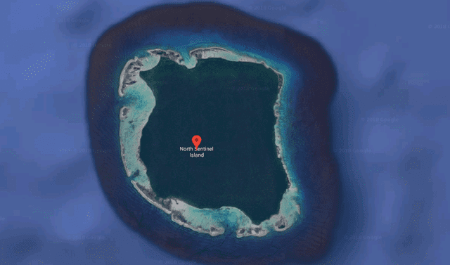 Google Maps: recientes fotos captadas en la isla Sentinel del Norte ...