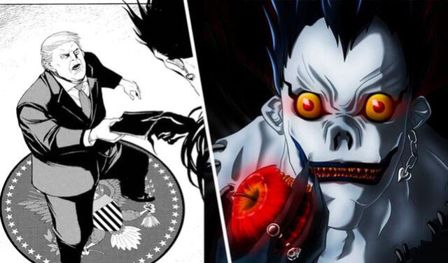 Death Note One Shot 2020 Manga completo: Donald Trump compra la Death ...