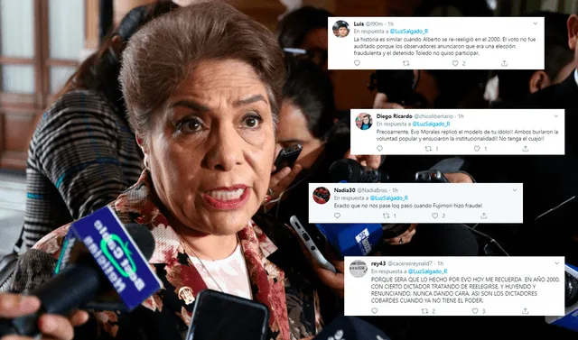 Renuncia Evo Morales Luz Salgado Critica Al Presidente De Bolivia Por