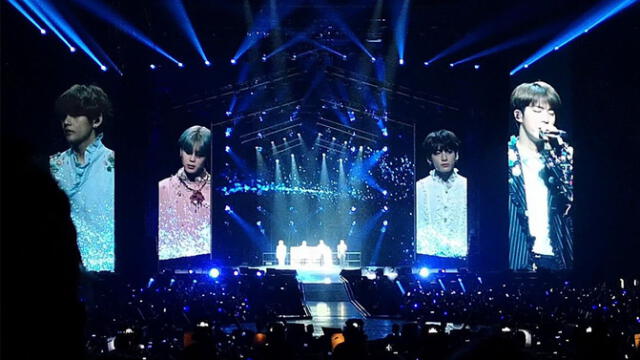 BTS: escenario casi colapsa durante presentación de "Idol" | concierto ...
