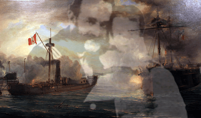 Miguel Grau Monitor Huáscar Corbeta Unión Guerra del Pacífico Chile ...