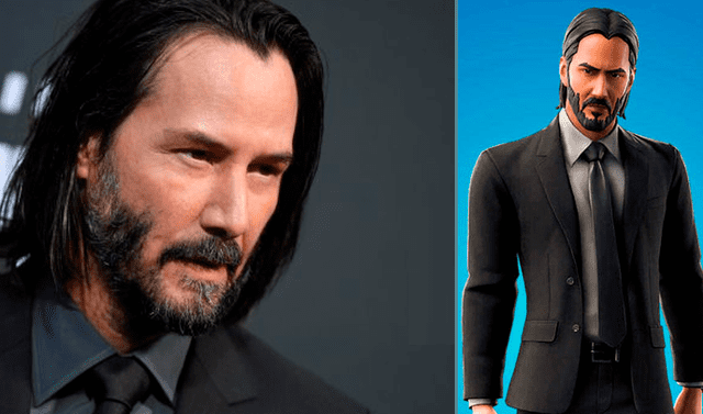 Keanu Reeves es conocido como 'el tipo de Fortnite' por niños y ...