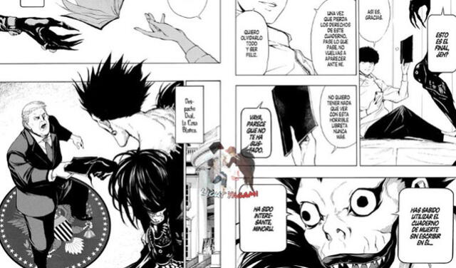 Death Note One Shot 2020 Manga completo: Donald Trump compra la Death ...