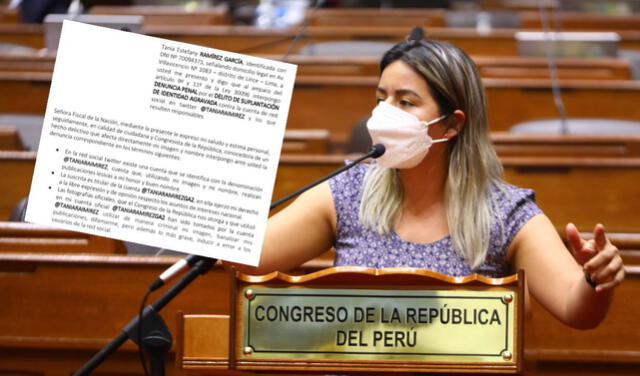 Fujimorista Tania Ramírez denuncia penalmente a una cuenta falsa de ...
