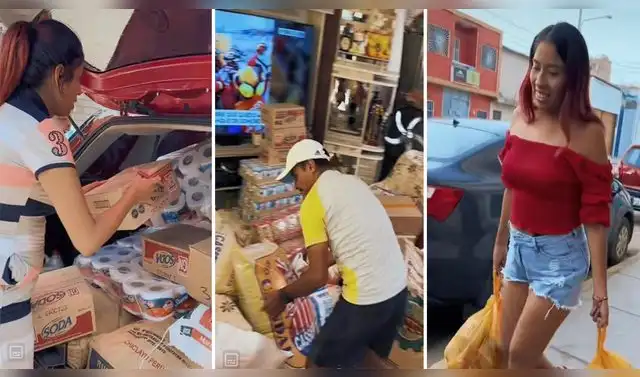 Viral TikTok | Azucena Calvay llega a Chiclayo para llevar ayuda a ...