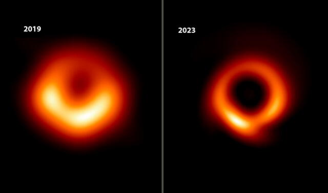 La imagen más nítida de un agujero negro: un abismo del tamaño del ...