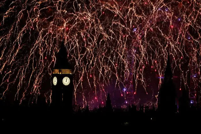 Estas son las mejores imágenes de la celebración del Año Nuevo 2025 ...