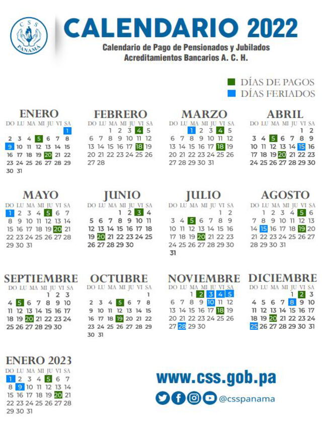 Pago jubilados 2022: ¿cuál es el calendario de pago de pensionados para diciembre en Panamá ...