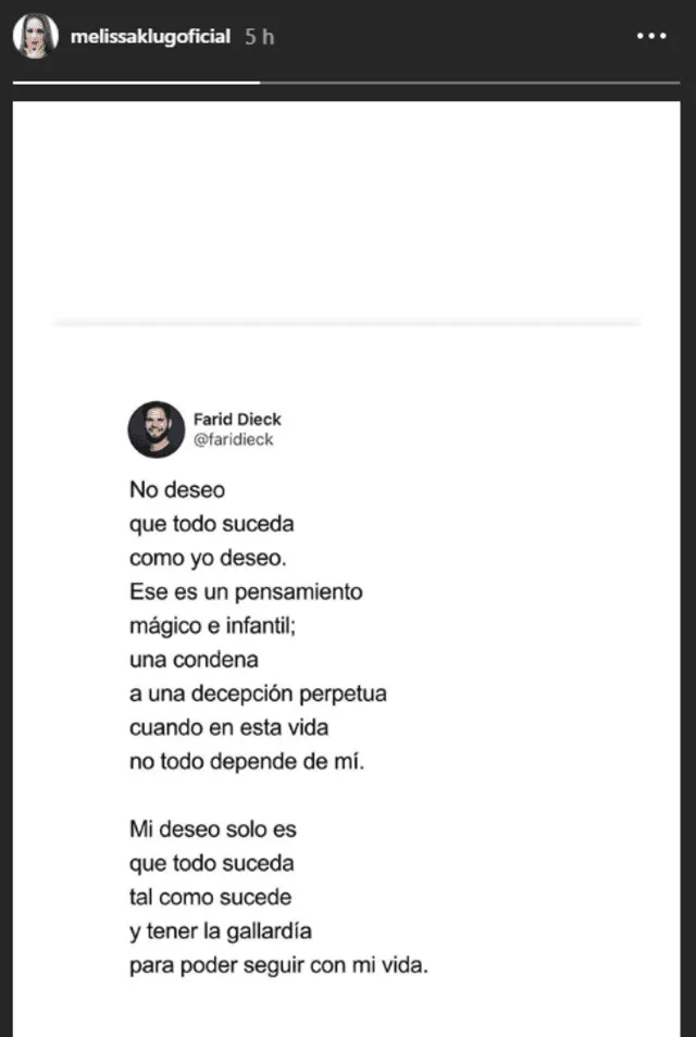 ¿melissa Klug Envía Indirecta A Jefferson Farfán Chalaca Envía Mensaje