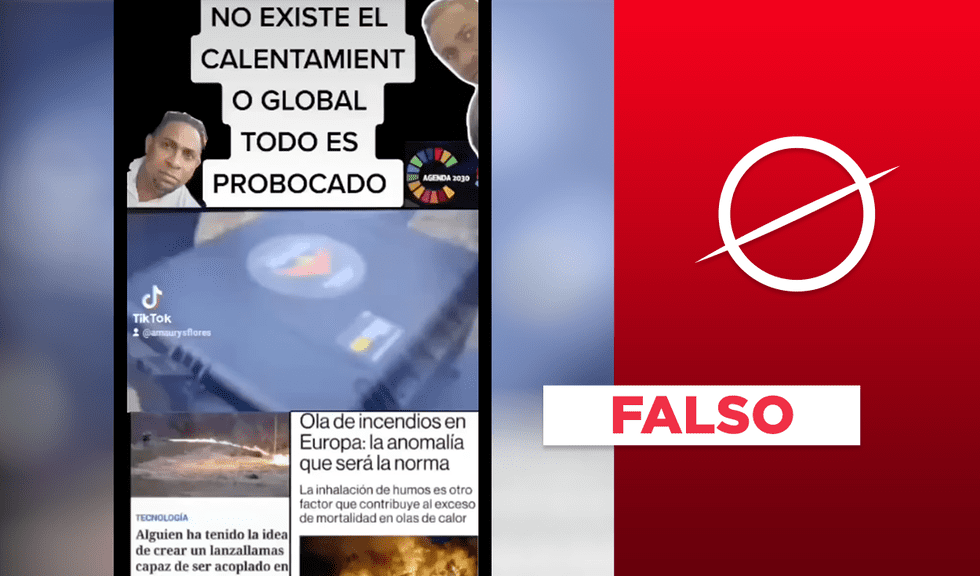 Es falso que el calentamiento global no existe y sea provocado por ...